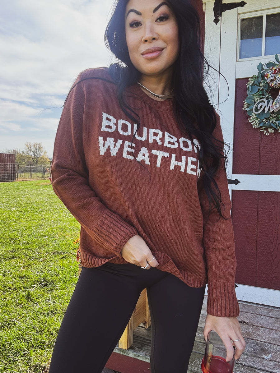 BOURBON WEATHER SWEATER – Elleigh & Claire Boutique